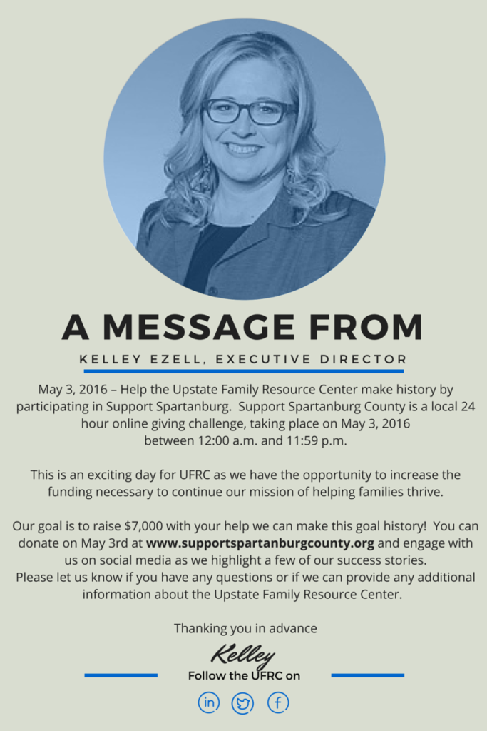 A Message from Our Executive Director – Upstate Family Resource Center A Message from Our Executive Director – Upstate Family Resource Center